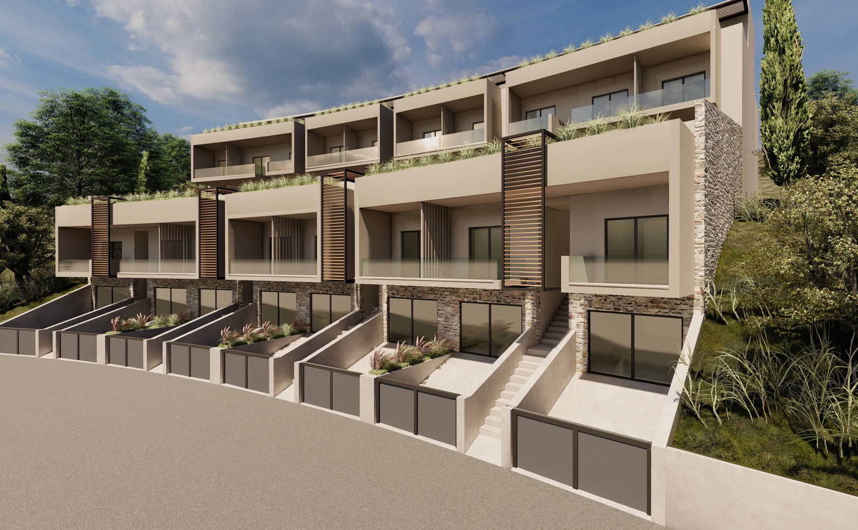 ΣΥΓΚΡΟΤΗΜΑ ΚΑΤΟΙΚΙΩΝ -'' ΝΙΚΙΑΝΑ'' ΛΕΥΚΑΔΟΣ | Kapsalis | Τεχνική Εταιρεία